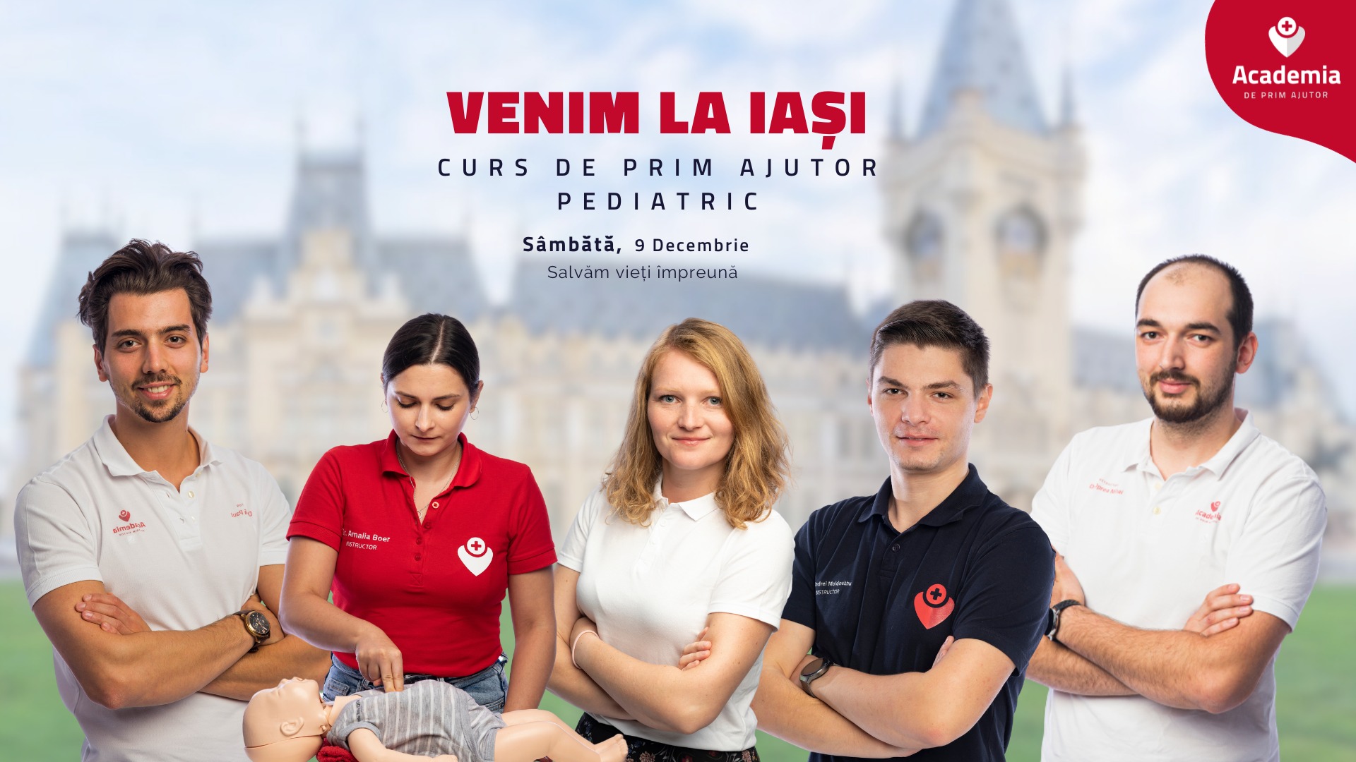 Curs de Prim Ajutor PEDIATRIC - Iași - In Oras - Iasi